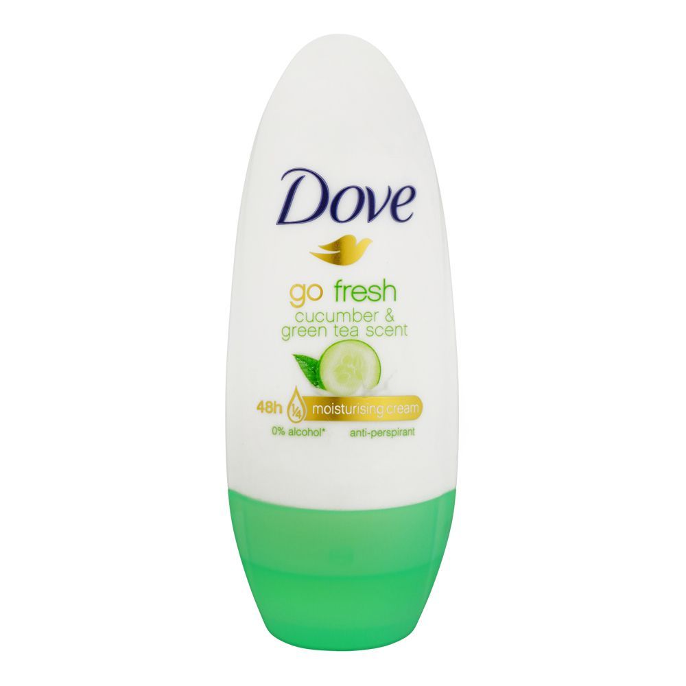 Dove Go Fresh Cucumber & Green Tea 48-Hour Anti-Perspirant Roll On 40ml ...